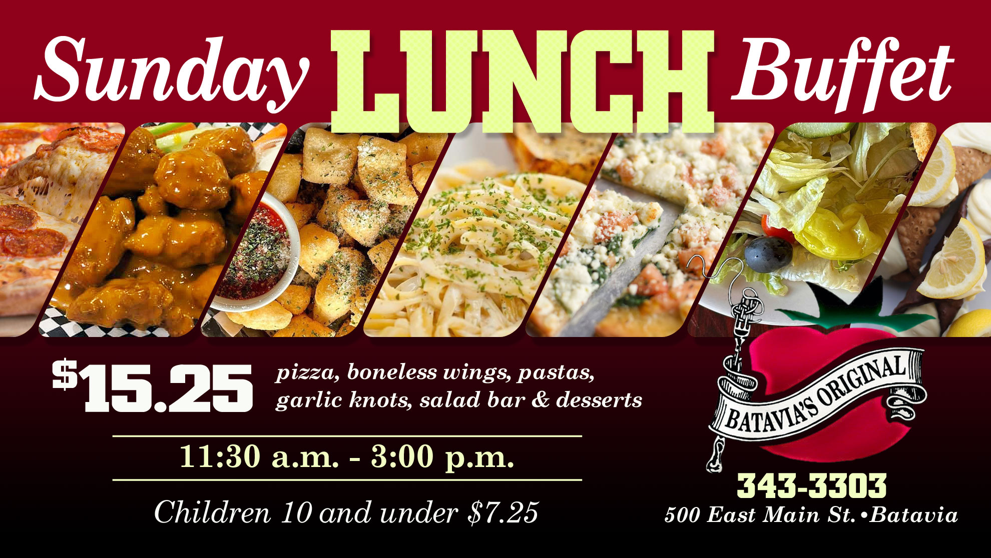 Welcome to Batavia's Original Pizza